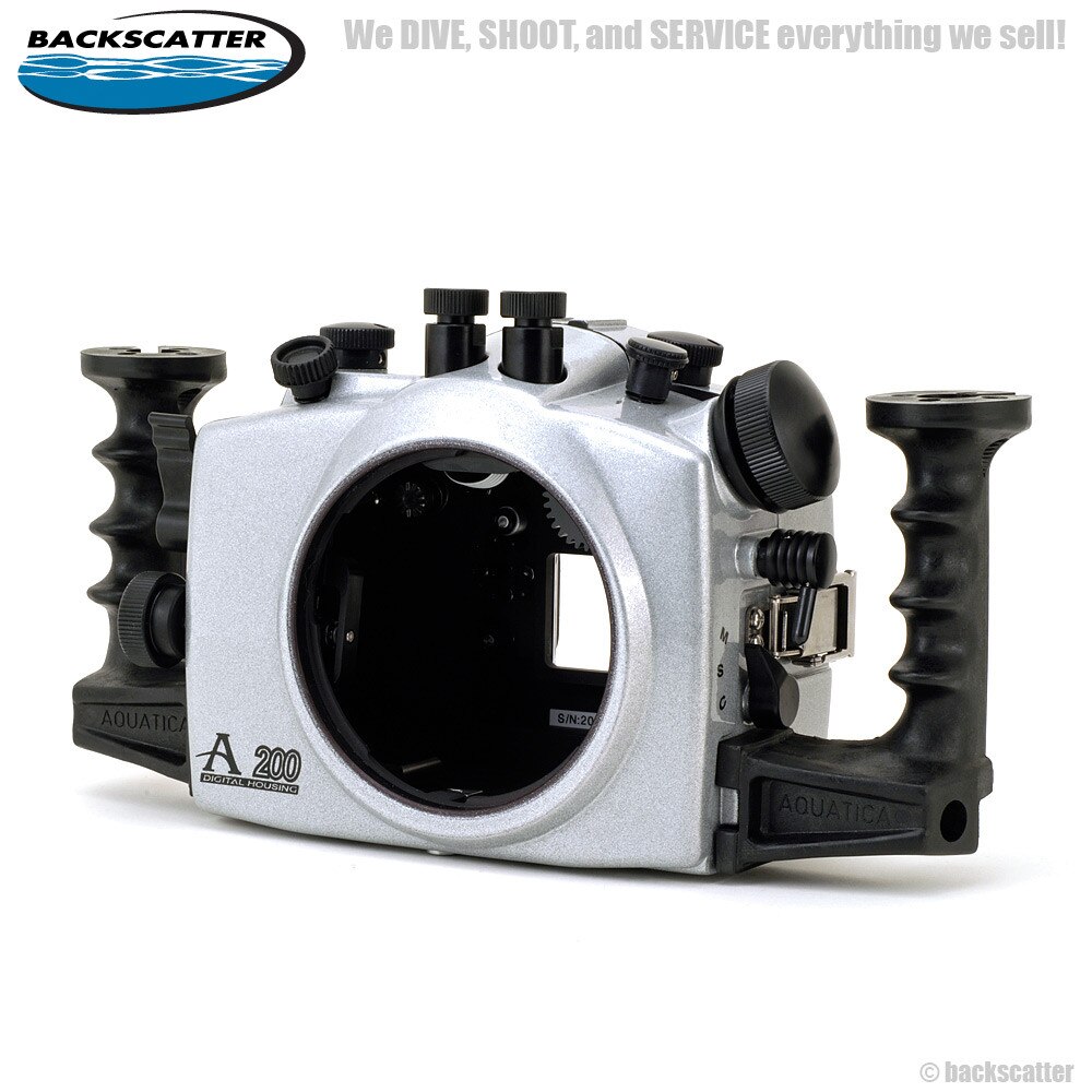 Aquatica D200 Housing with Dual Nikonos Bulkheads for Nikon D200 ...