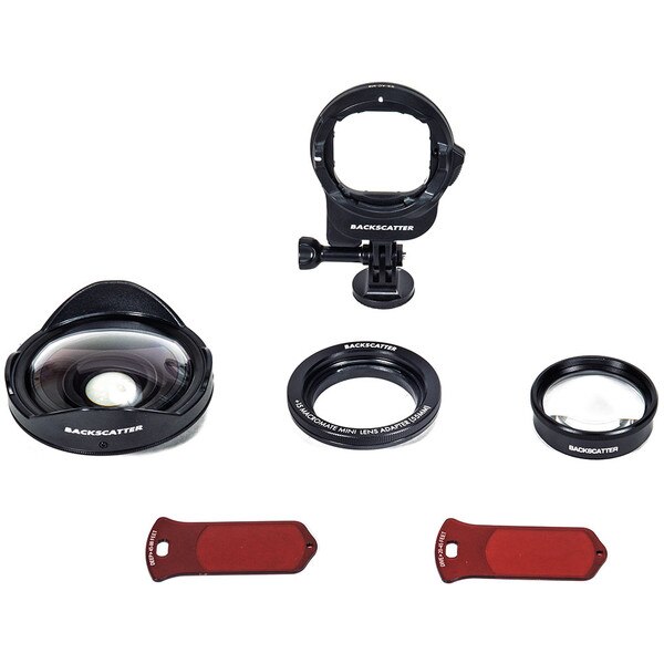 Backscatter Sharp Wide Lens Pro, +15 MacroMate Mini lens GoPro Package