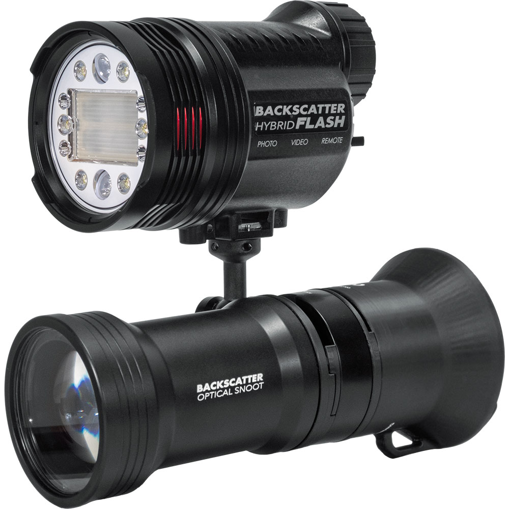 Backscatter Hybrid Flash & Optical Snoot Combo Package