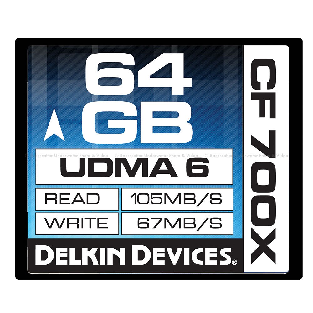 Delkin BETTER: 64GB CF 700X UDMA 6 MEMORY CARD