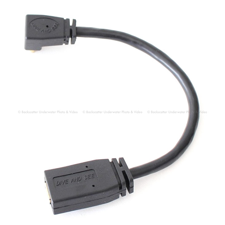 Dive & See MRC Mini HDMI right angle cable