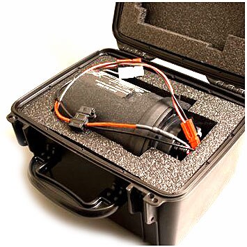 Dive-X Sierra Scooter Battery Hard Travel Case - Backscatter