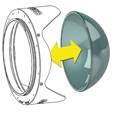 Gates Replacement Glass Dome for SP80