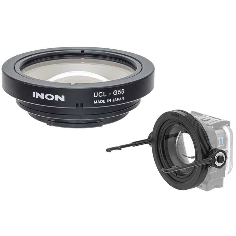 Inon UCL-G55 ZD Underwater Close-up Lens - Backscatter
