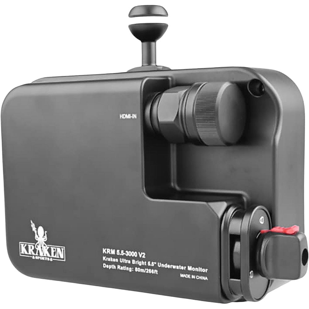 Kraken Sports 5.5-inch 3000 Nit Ultra Bright Underwater Video Monitor