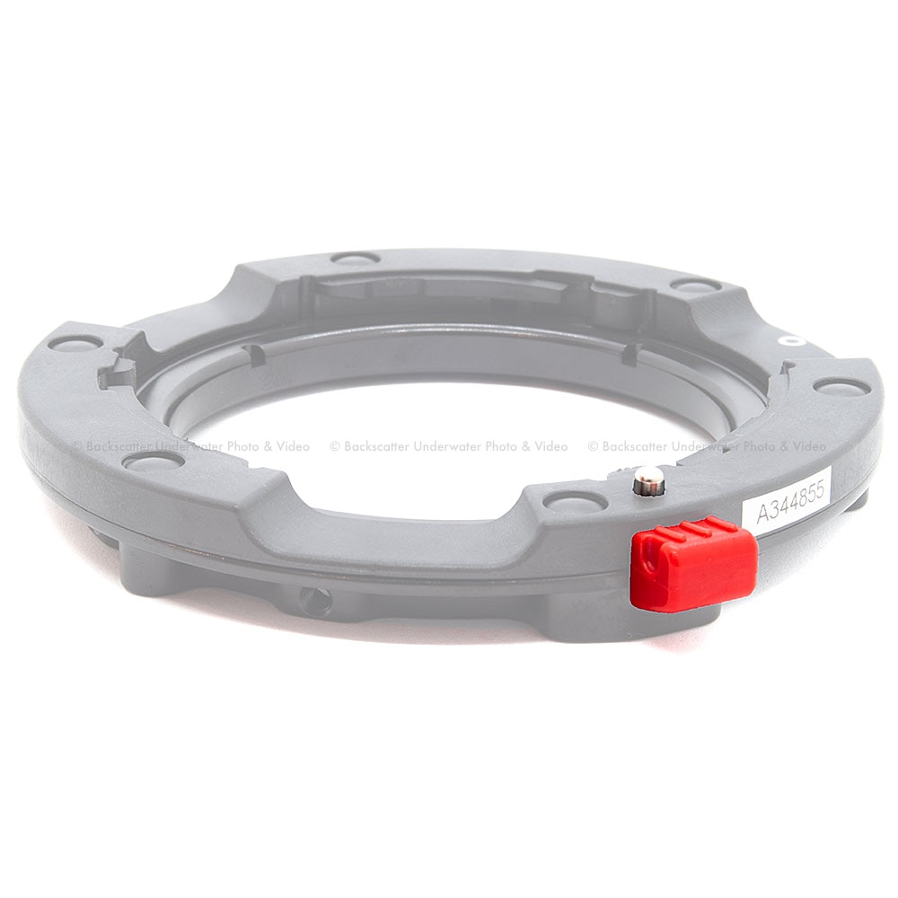 Nauticam Red Locking Latch with Pin for Bayonet Mount