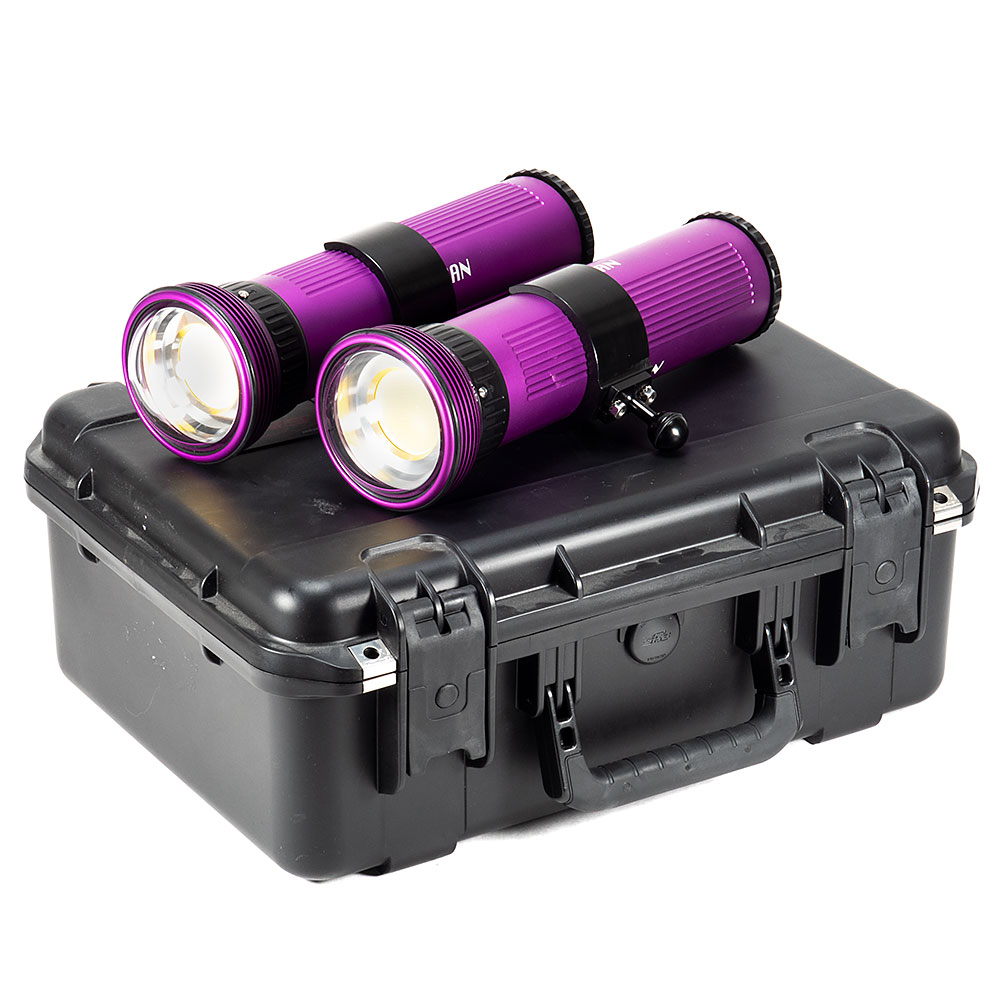 OPEN BOX DISPLAY - Keldan Video 18X FLUX 21,000 Lumen Underwater Dual ...