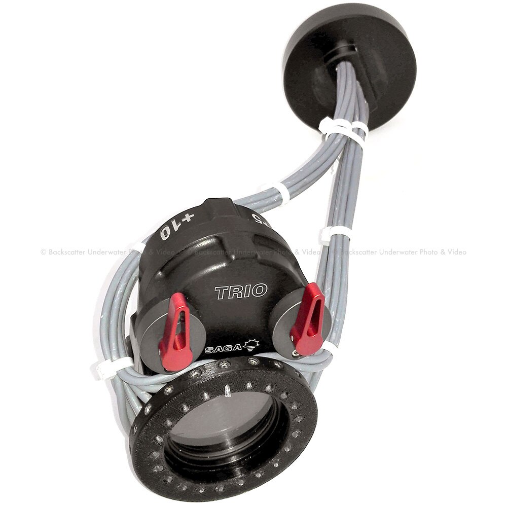 Saga Fiber Optic Ring Flash for Saga Trio Lens with Sea & Sea YS-D1, YS ...