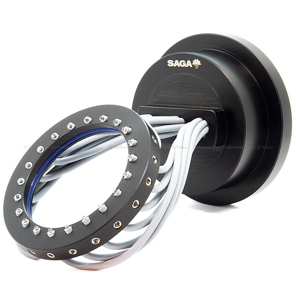 Saga Fiber Optic Macro Ring Flash for Sea & Sea YS-D1/D2/D2J Strobes