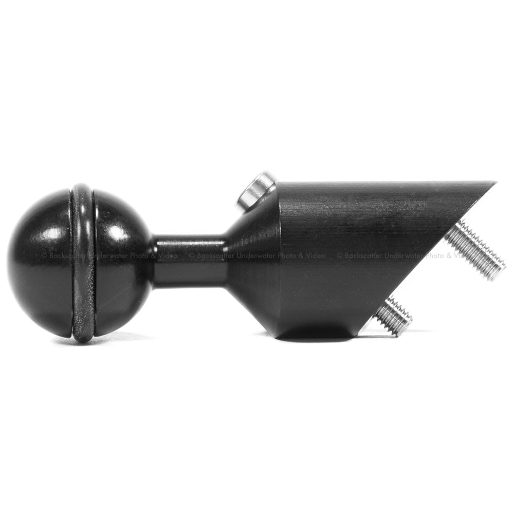 Ultralight Fixed Base adapter with angled ball for Subal Housing